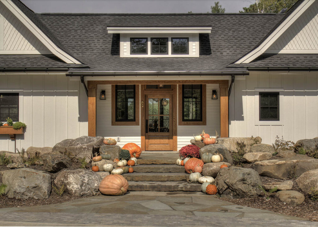 Inside a modern farmhouse dream home in the woods of northern Minnesota