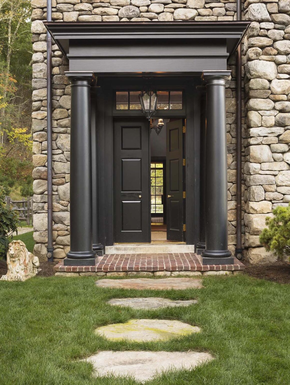 Step into this absolutely stunning stone house in the Connecticut ...