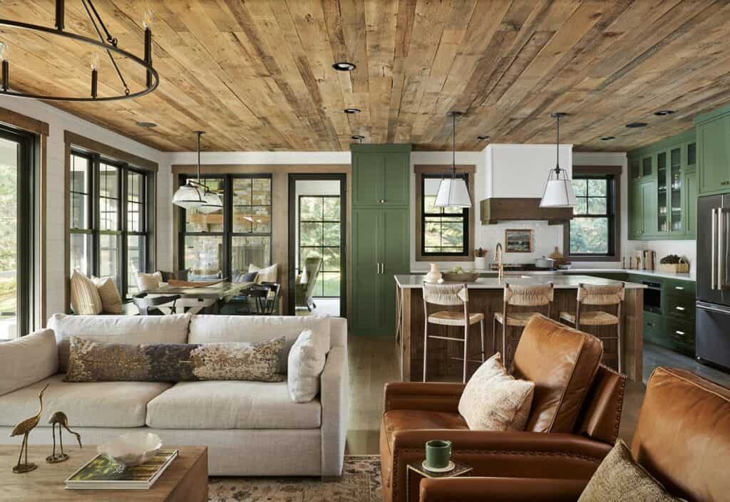A Minnesota cabin designed for empty nesters has serene Clamshell Lake ...