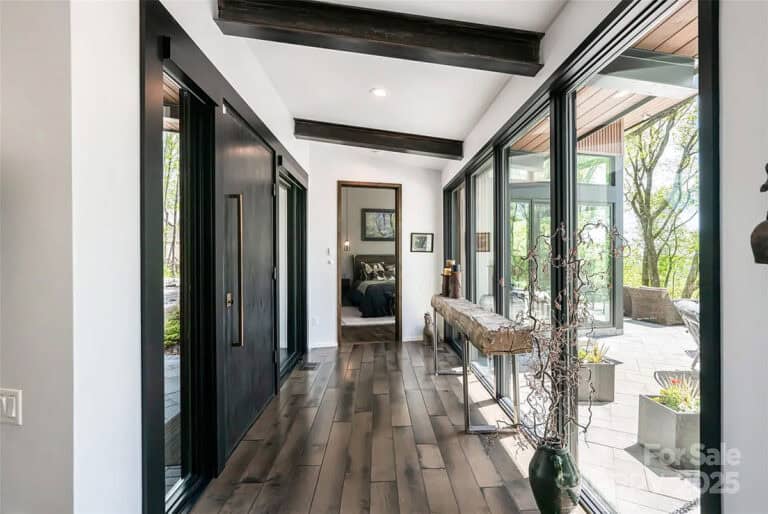 Modern prairie home nestled in the heart of the breathtaking Blue Ridge ...