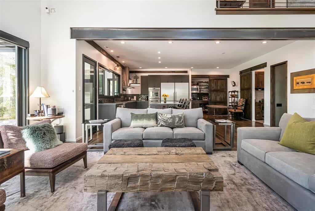 Modern prairie home nestled in the heart of the breathtaking Blue Ridge ...