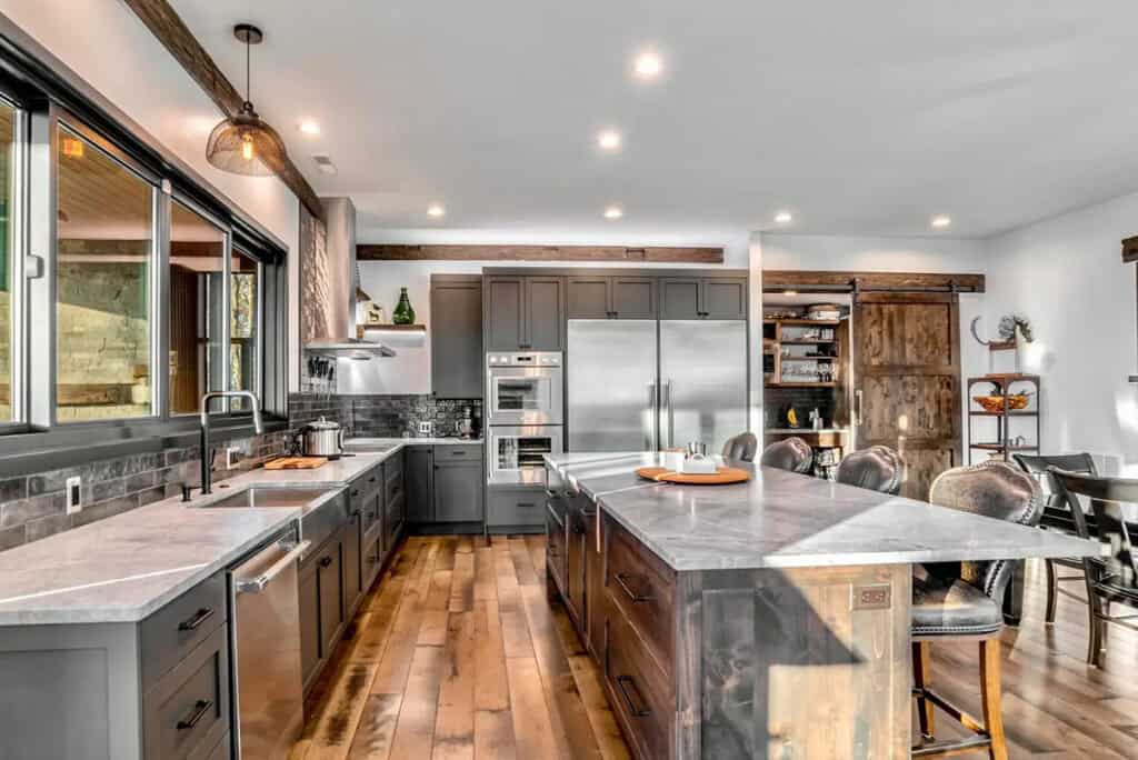 Modern prairie home nestled in the heart of the breathtaking Blue Ridge ...
