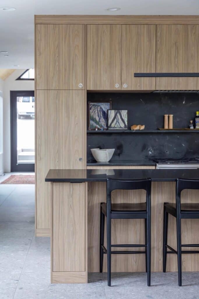 A modern Scandinavian mountain cabin in the woods of Big Cottonwood Canyon
