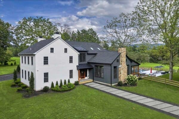 Inside an updated Pennsylvania farmhouse with picturesque countryside views