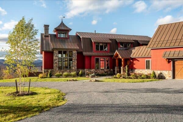 Step into a Vermont farmhouse in the snowy mountains of Mad River Valley
