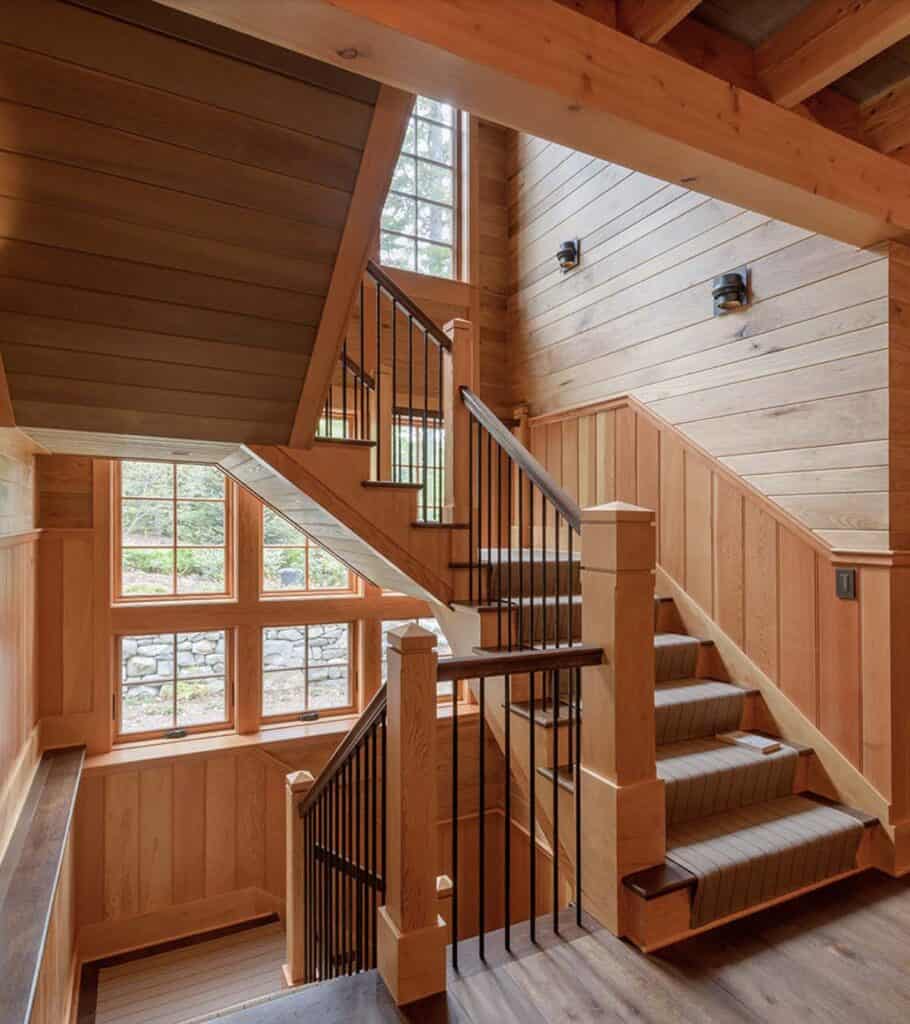 A rustic New Hampshire lake house with privileged views of Lake ...