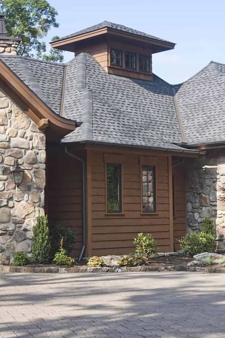 A stunning stone mountain house tucked away in the majestic Blue Ridge ...