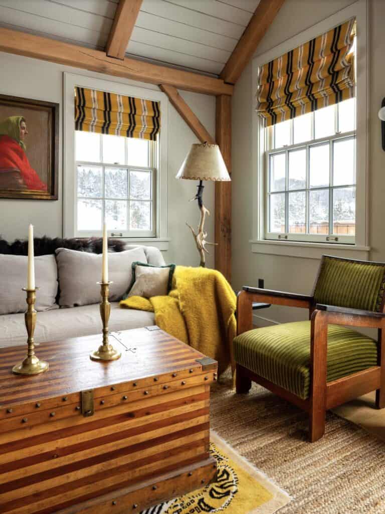 Modern yet rustic post and beam cottage in the picturesque Hudson Valley