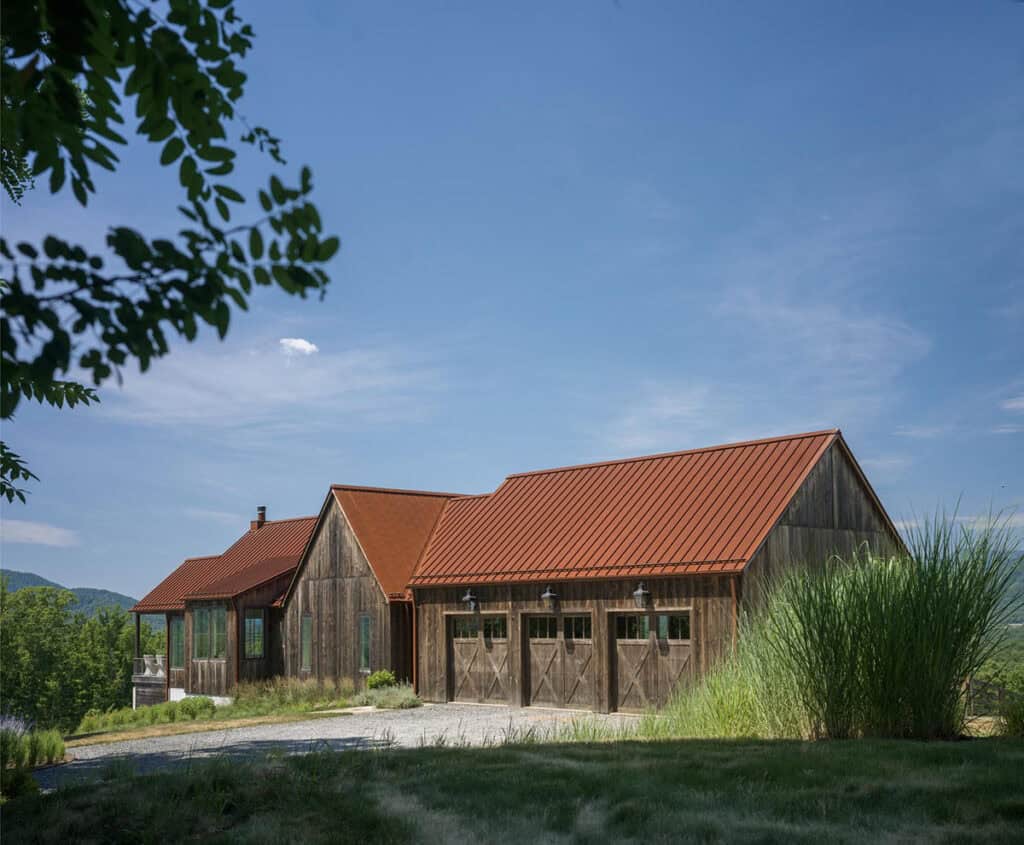 Inside this agrarian mountain home peacefully nestled in the Blue Ridge ...