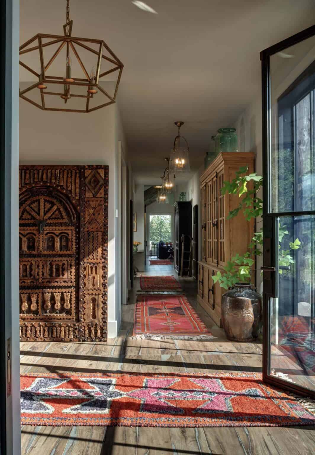 Inside this agrarian mountain home peacefully nestled in the Blue Ridge ...