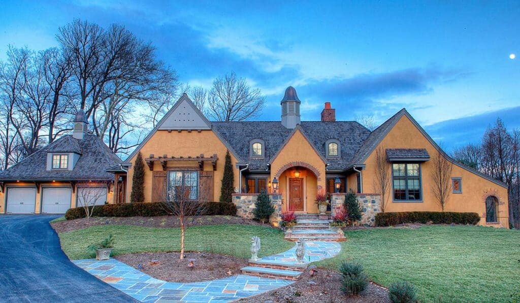 Tour this charming French country cottage in the Pennsylvania countryside