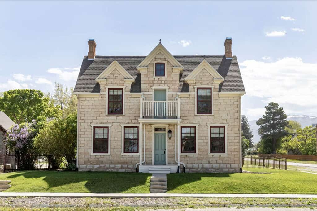 1883 Utah stone farmhouse gets stunning renovation with timeless appeal