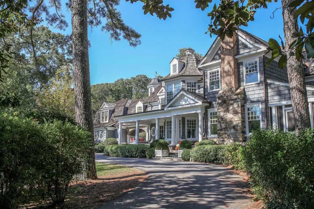 A Georgia home inspired by coastal New England shake-style architecture