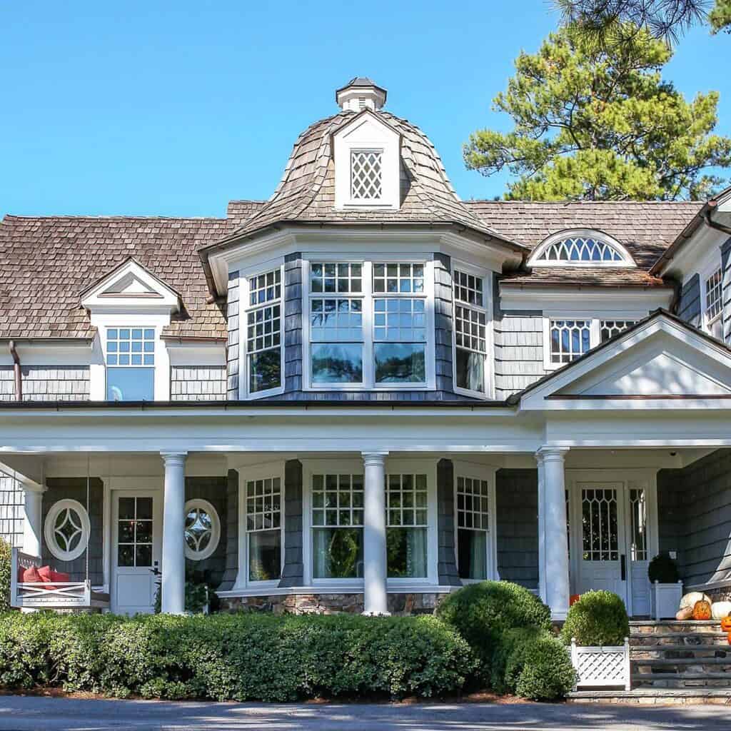 A Georgia home inspired by coastal New England shake-style architecture