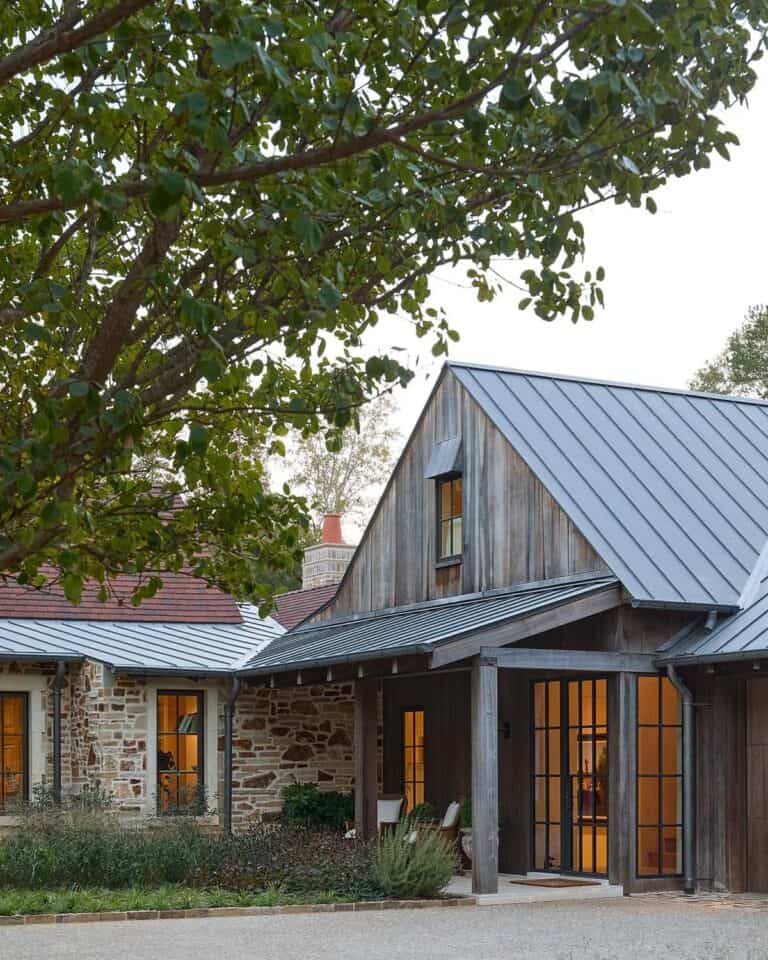 An elegant stone home in Georgia where old-world charm meets modern luxury