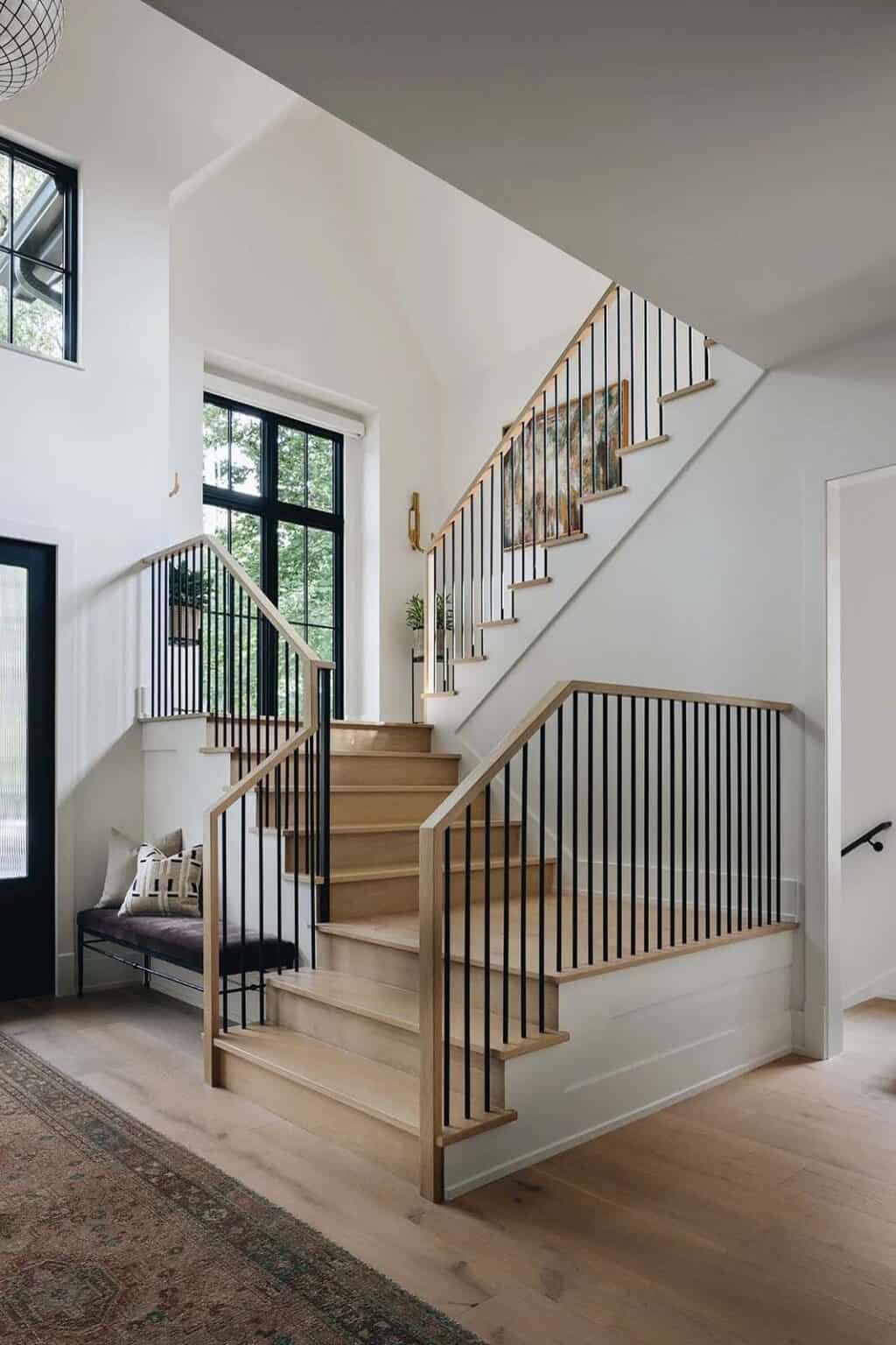 Step inside this Illinois dream house with a dramatic black and white ...